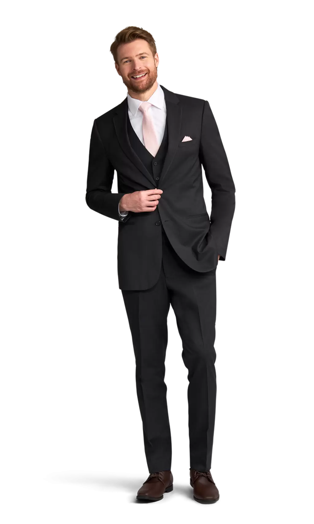 Asphalt Grey Performance Suit | Quinceañera Suits