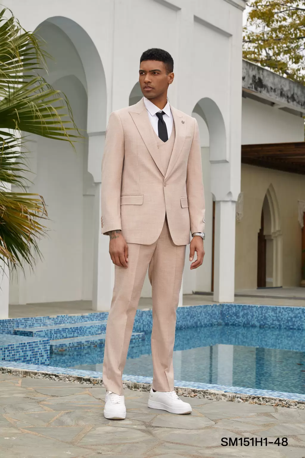 Stacy Adams Hybrid-Fit Vested Suit, Textured Light Camel | Quinceañera ...