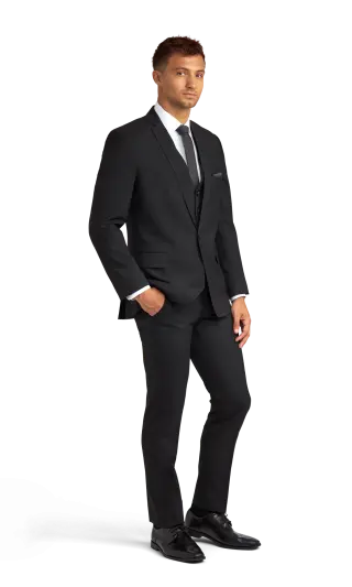 Black Valencia Suit | Quinceañera Suits